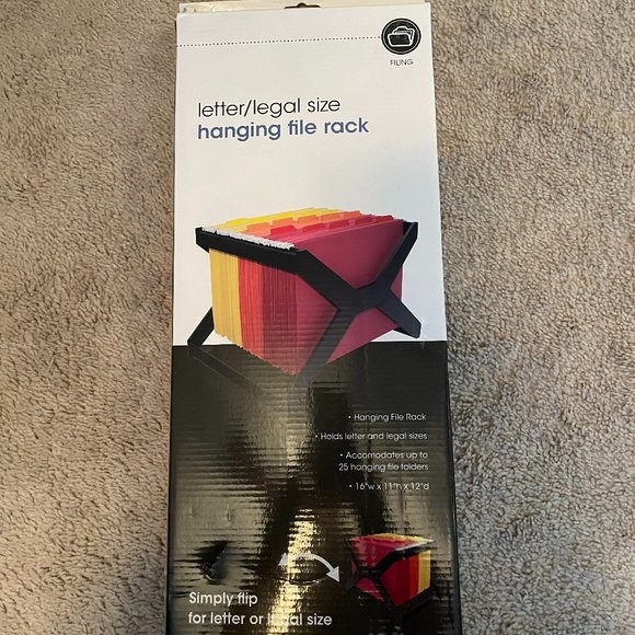 Advantus | Storage & Organization | Nwt Letter Legal Hanging File Rack ...